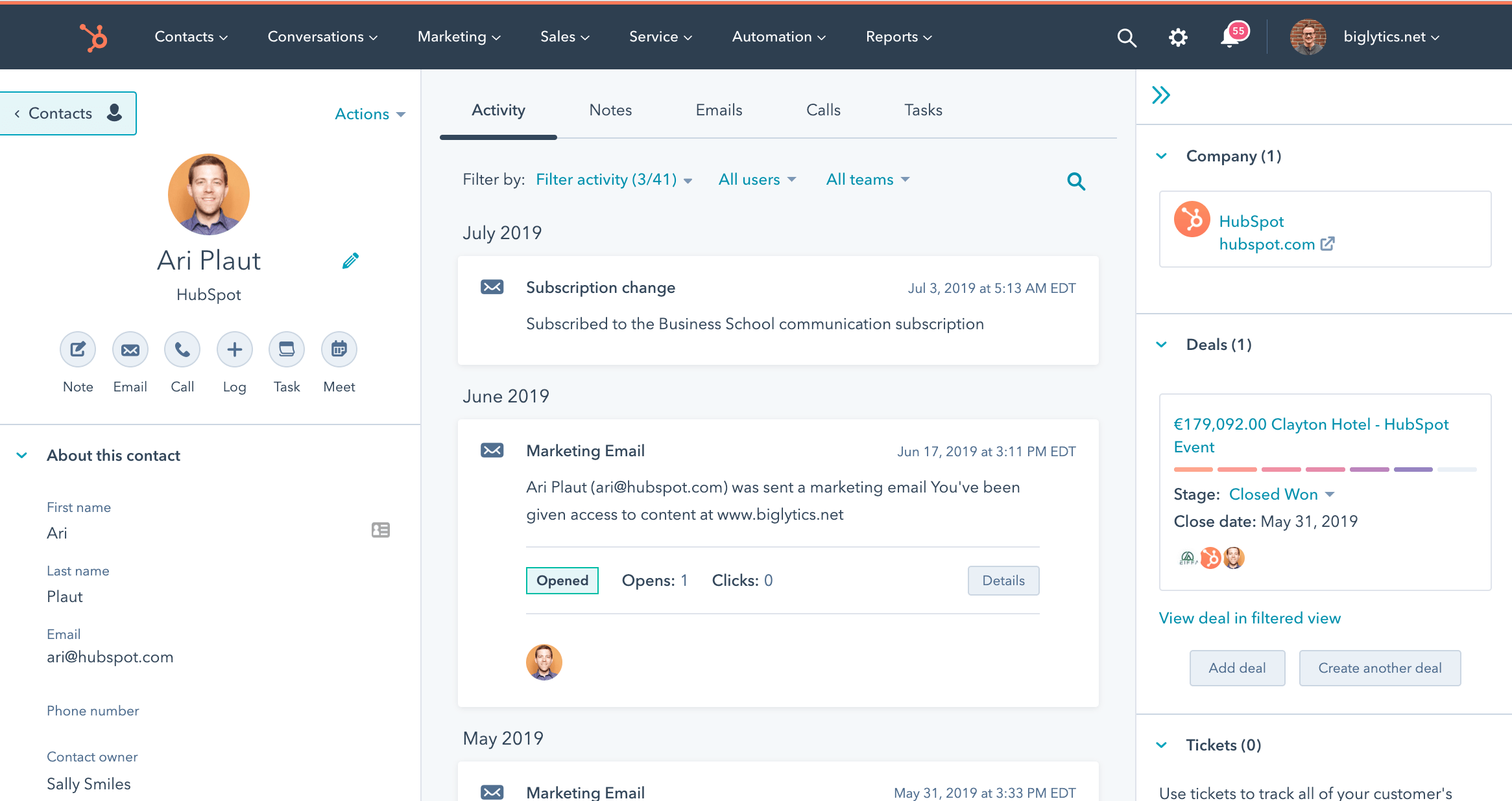 HubSpot CRM HubSpot CRM